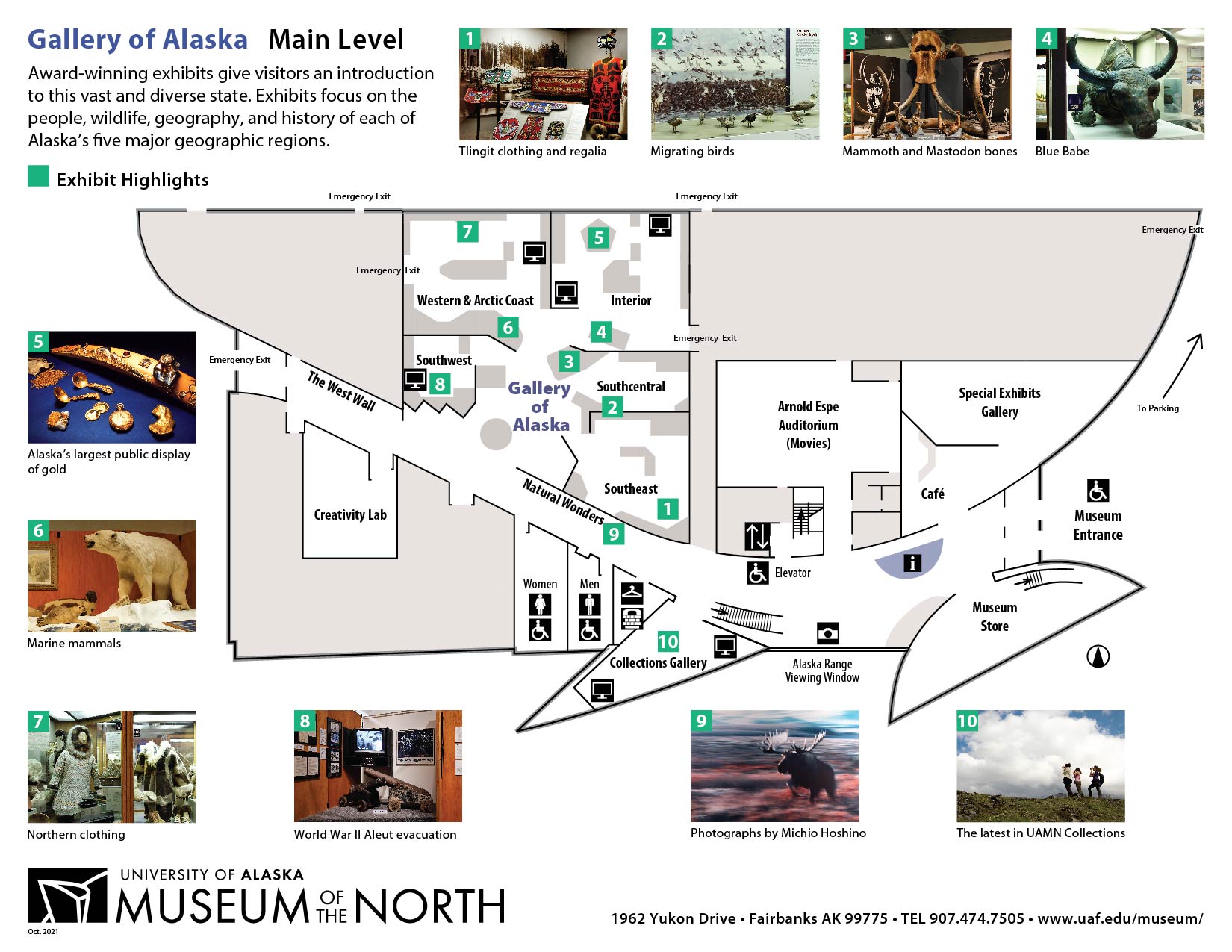 Gallery Floor Plans | Museum | Museum of the North